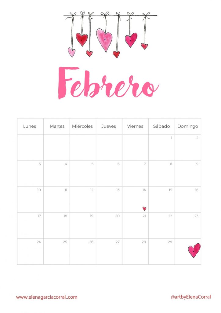 Febrero 2020, mes del AMOR - Elena Garci­a Corral